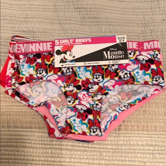 Disney | Accessories | Disney Minnie Mouse Girls Briefs5 Pairs | Poshmark